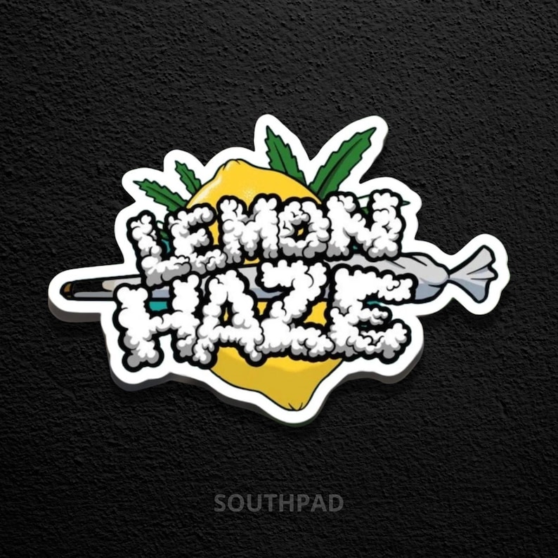 Lemon Haze Sticker, Weed Png, Weed Svg, Cannabis Sticker, 420 Sticker ...