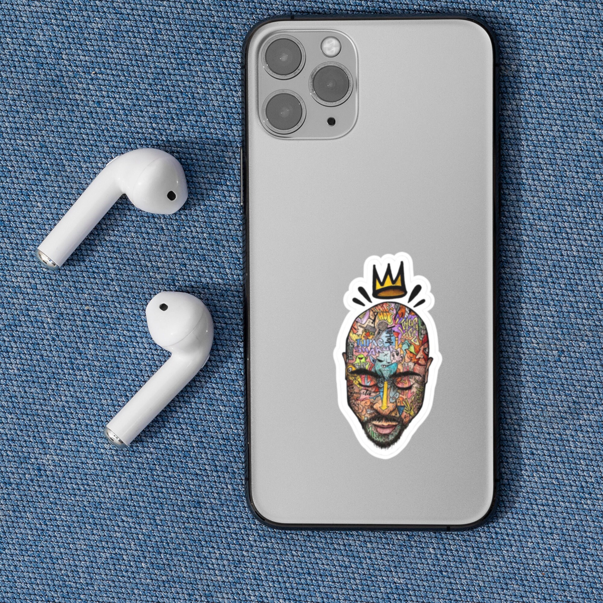 Tupac Sticker, 2pac Shakur Decal, Tupac Png, Tupac Print, Tupac Gifts ...