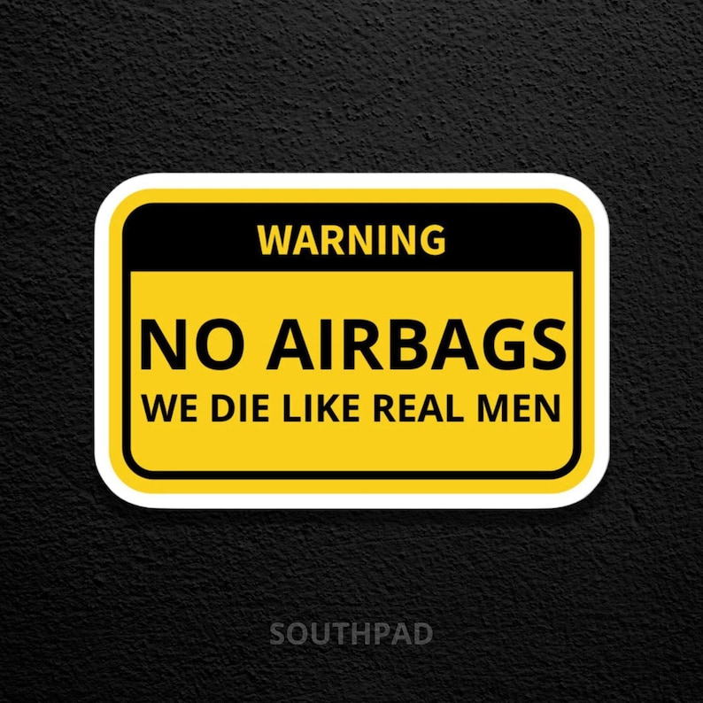 Warning Sign Sticker Car Warning Sticker Svg Funny Car - Etsy