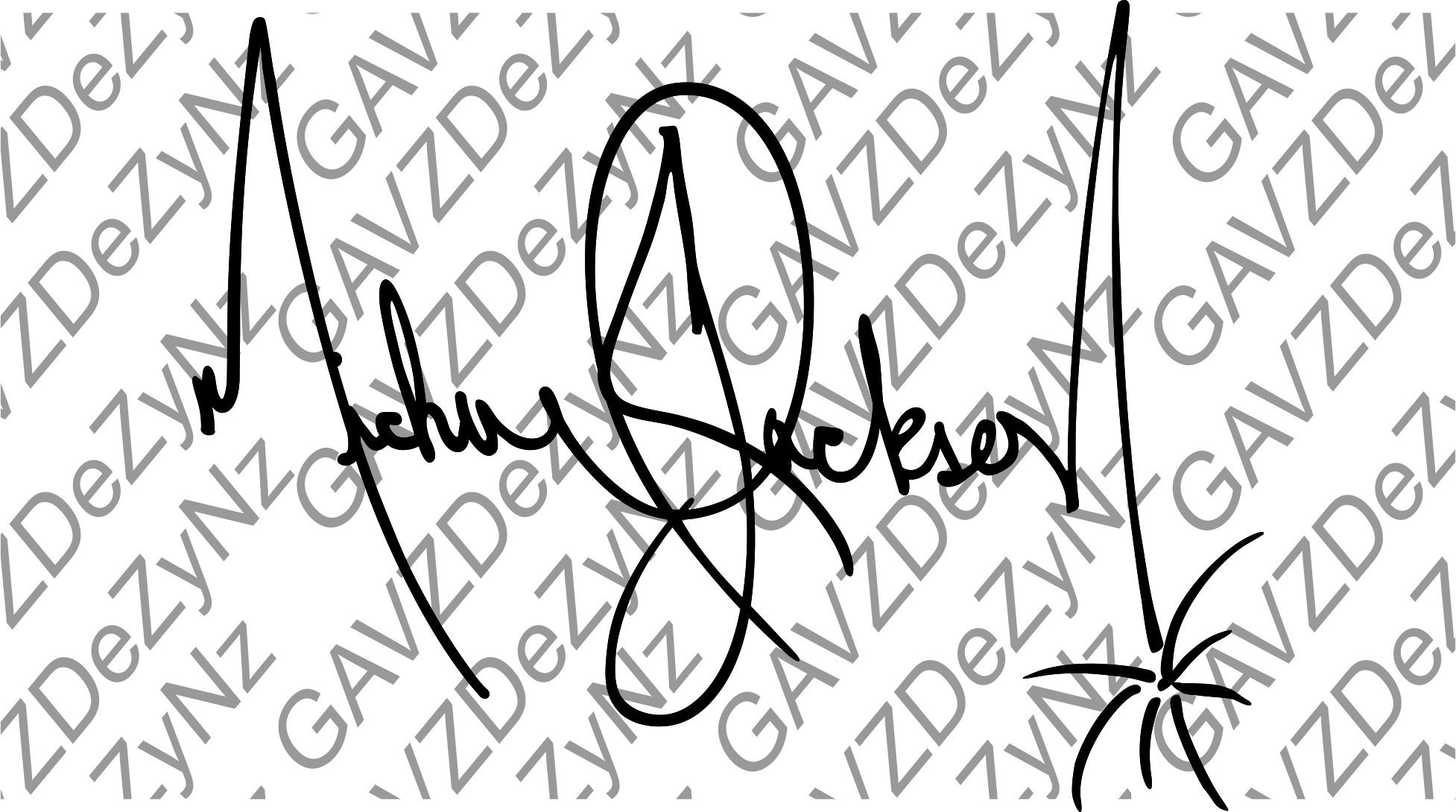 Michael Jackson Legend "original Art". Portrait With Signature. Vinyl ...