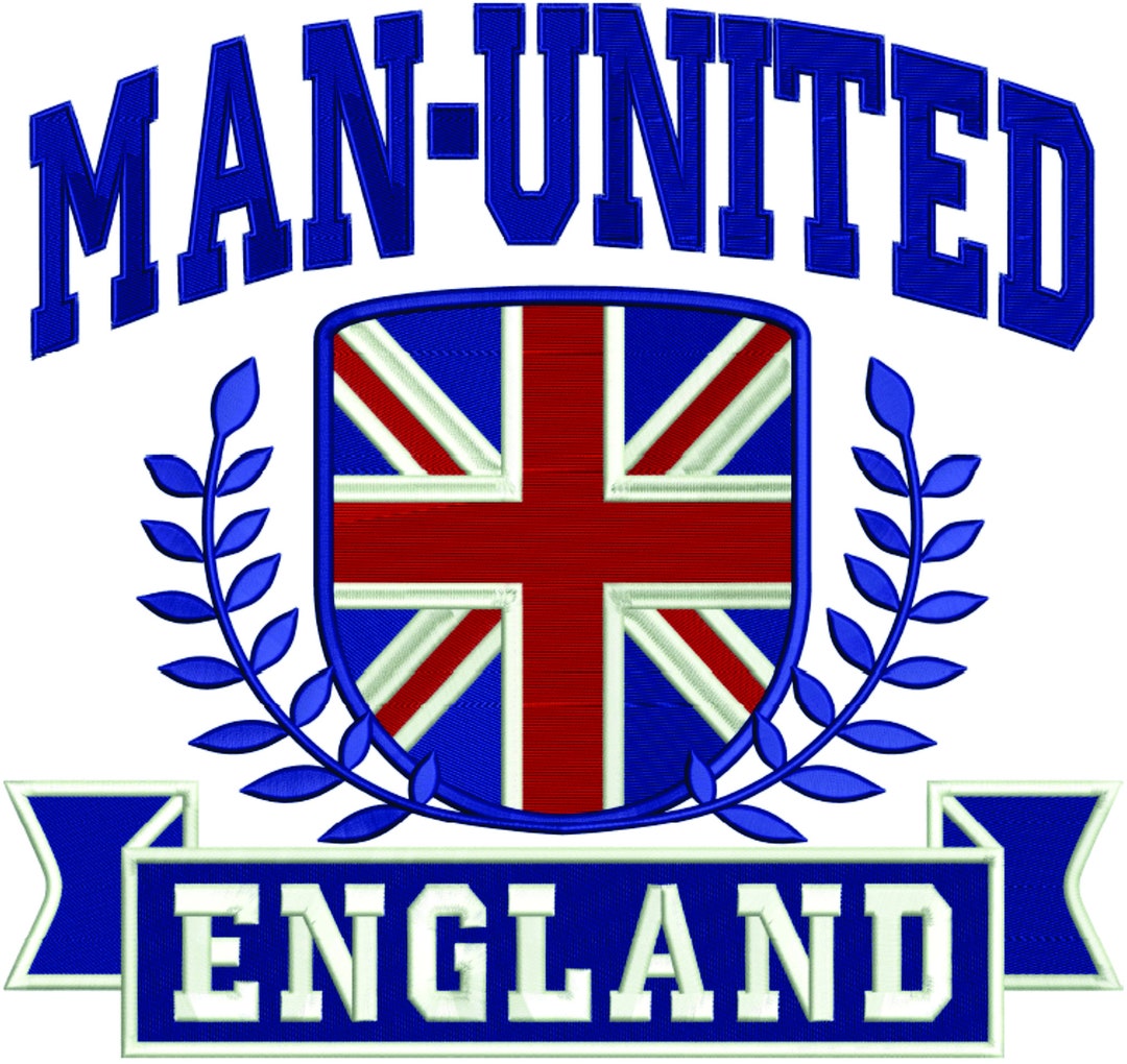 Man-united EMB, Manchester United Embroidery.embroidery, Design ...