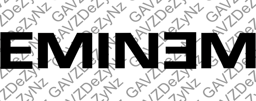 2X Eminem Front of Cap EMB. and Vector Print Ready DTG, Svg, Png, Pdf ...