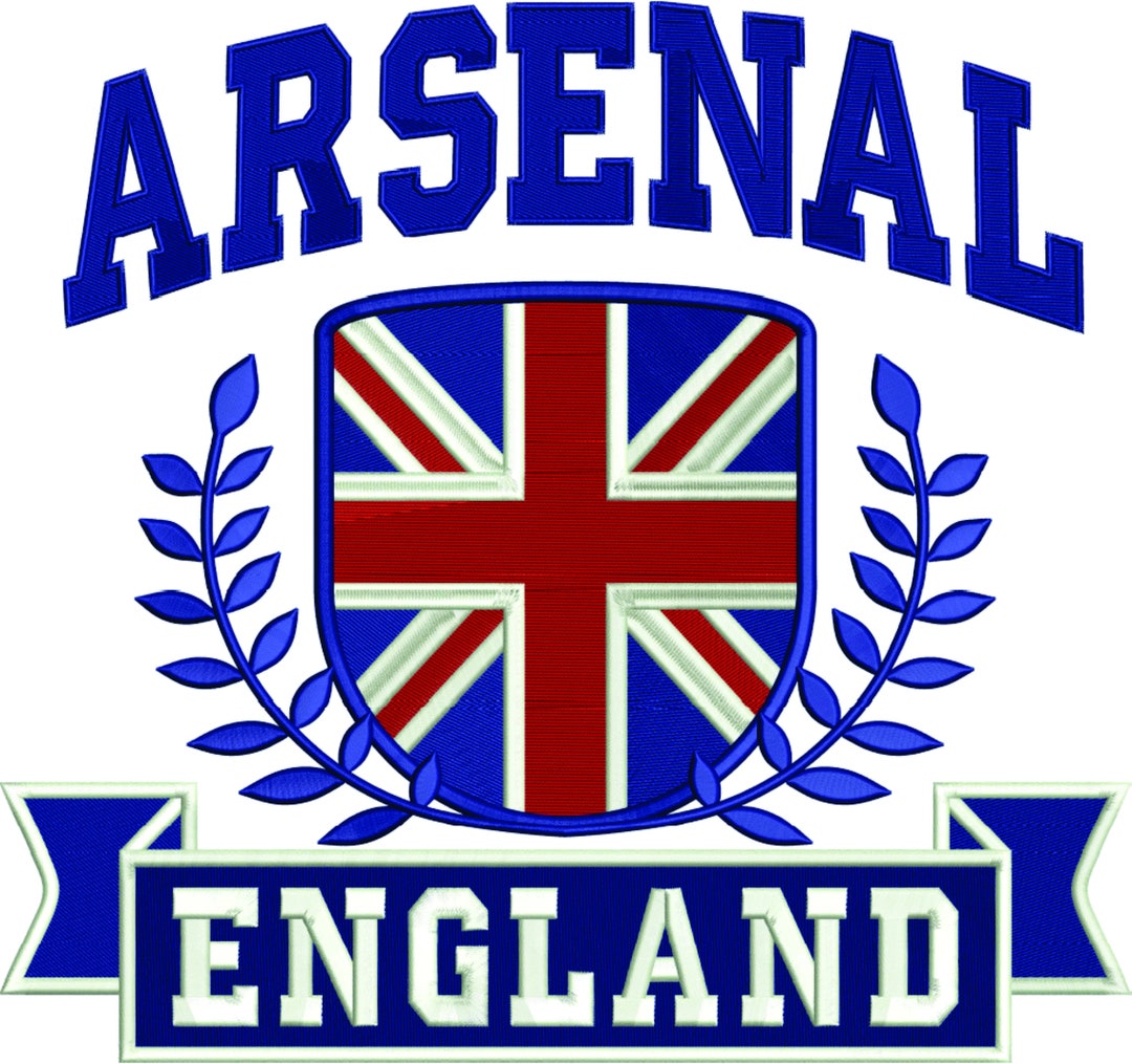 Arsenal Football England, EMB, Embroidery Machine Files, Industrial ...