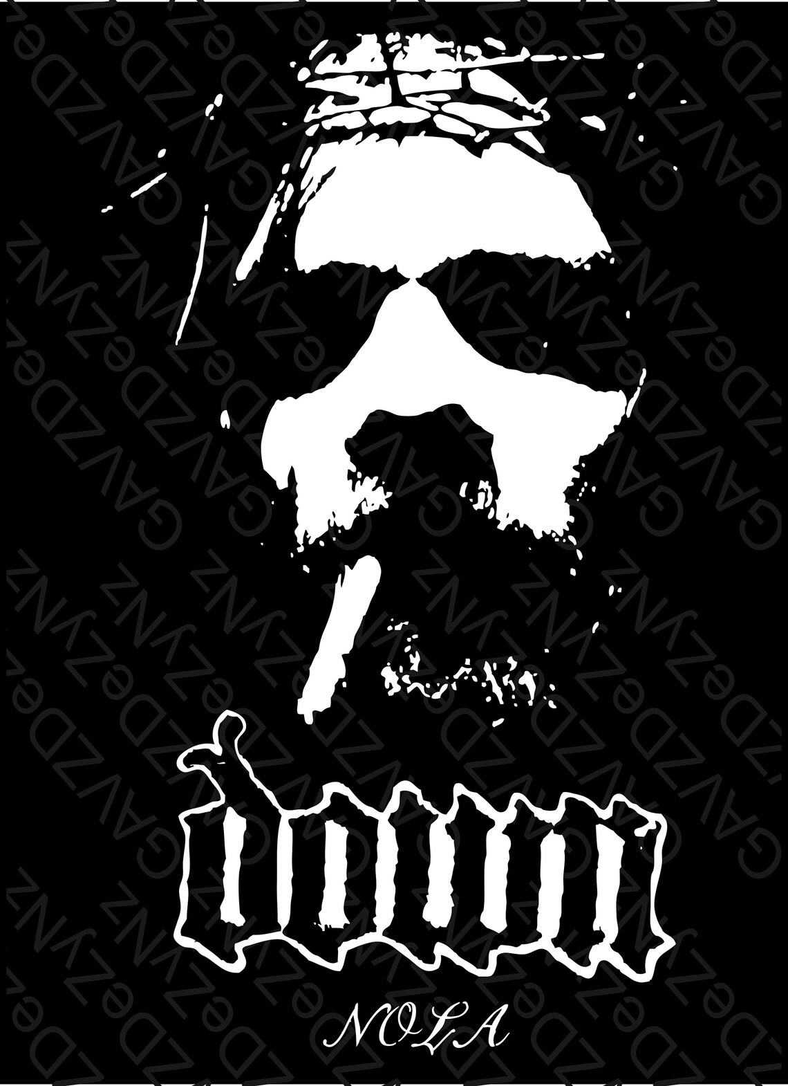 Down Nola Logo, Phil Anselmo, Pantera Png, Pdf, Svg Print Ready, Please ...
