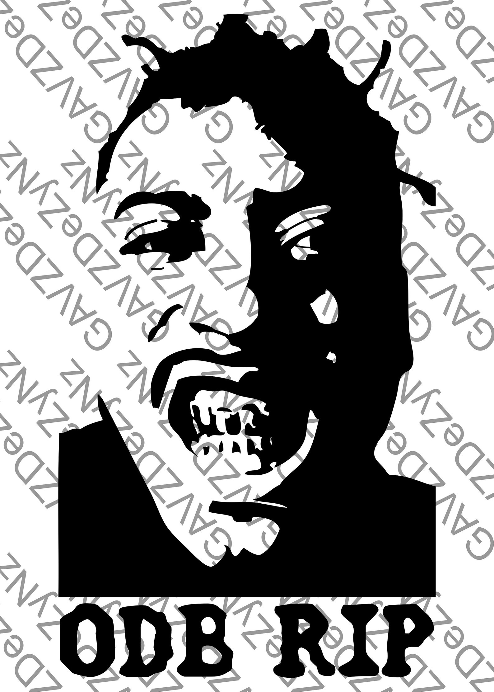 Ol'dirty Bastard/odb RIP Logo's 2x Options Please Follow and Comment - Etsy