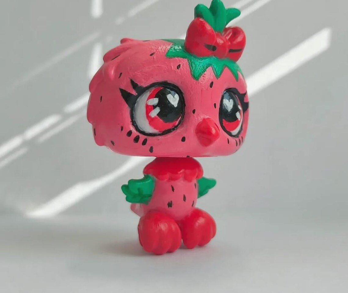 Littlest Pet Shop Custom Strawberry Owl - Etsy