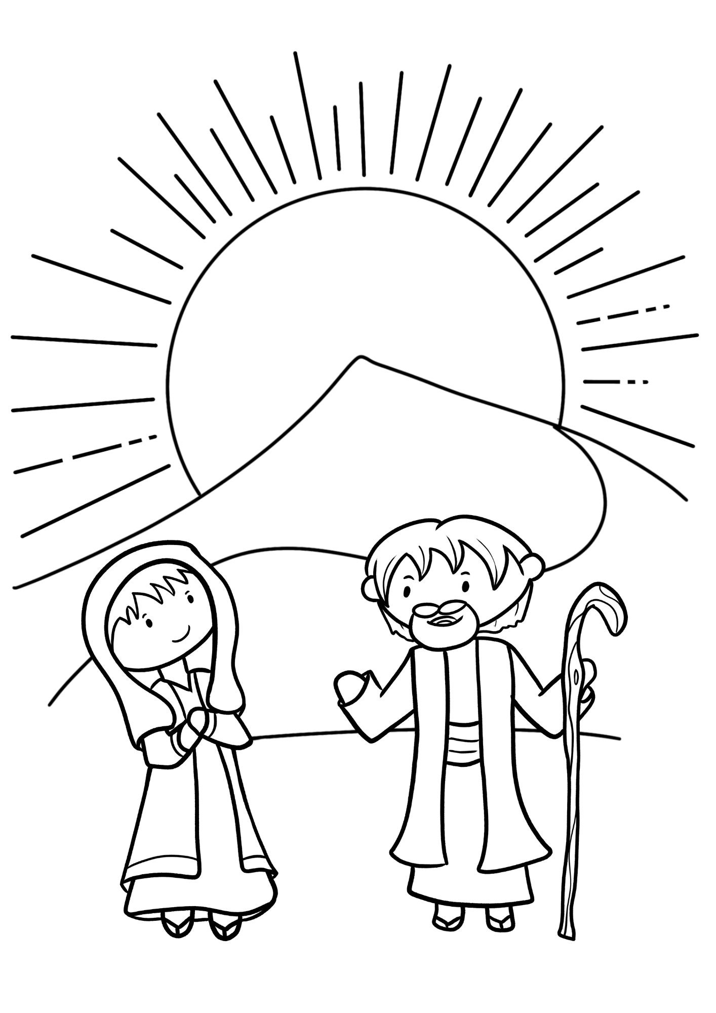 The First Christmas Coloring Pages and Activities - Etsy