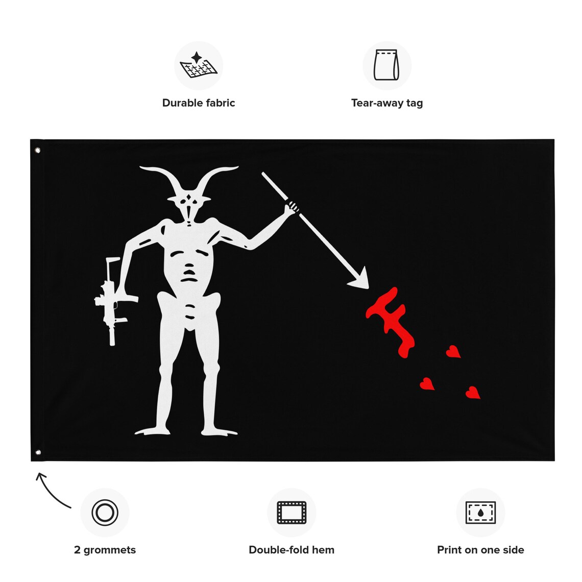 Forward Observations Group Flag Black Beard - Etsy