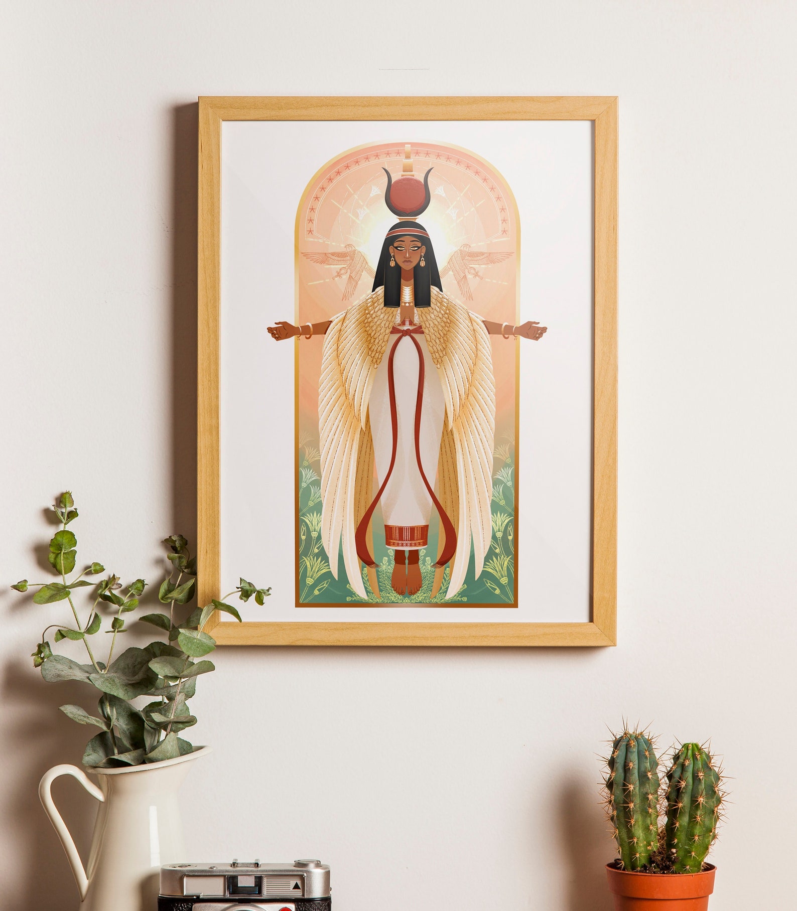 Isis Art Print Egyptian Gods Mythology - Etsy