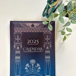 Egyptian Wall Calendar 2025, Monthly Affirmations, Educational ...