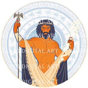 Zeus | Art Print | Greek Gods | Mythology - Etsy