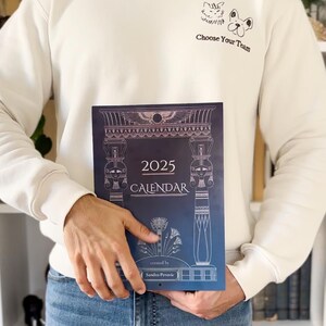 Egyptian Wall Calendar 2025, Monthly Affirmations, Educational ...