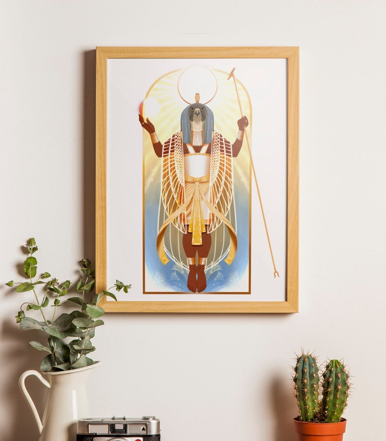 Ra | Art Print | Egyptian Gods | Mythology - Etsy