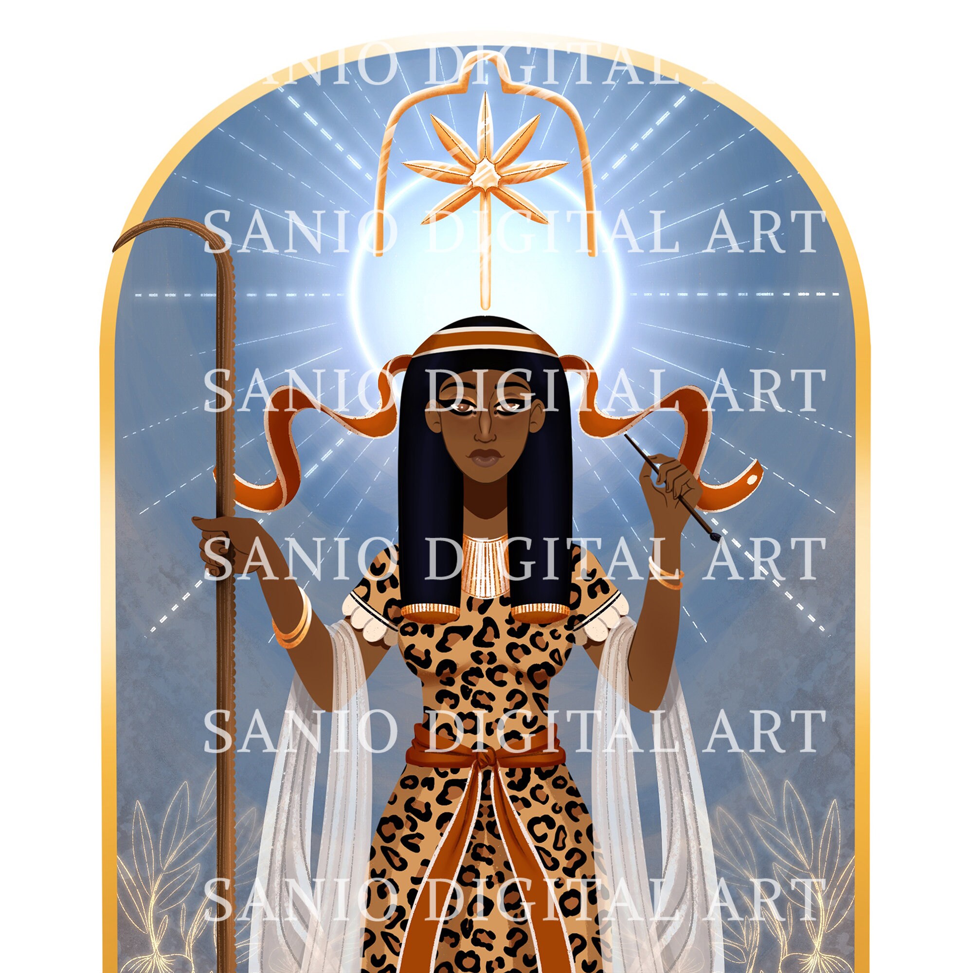 Seshat Art Print Egyptian Gods Mythology - Etsy Seshat Art Print Egyptian Gods Mythology - Etsy
