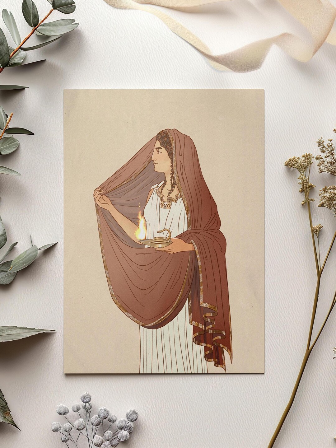 Hestia Greek Goddess Poster – A4 Mythology Art Print - Etsy