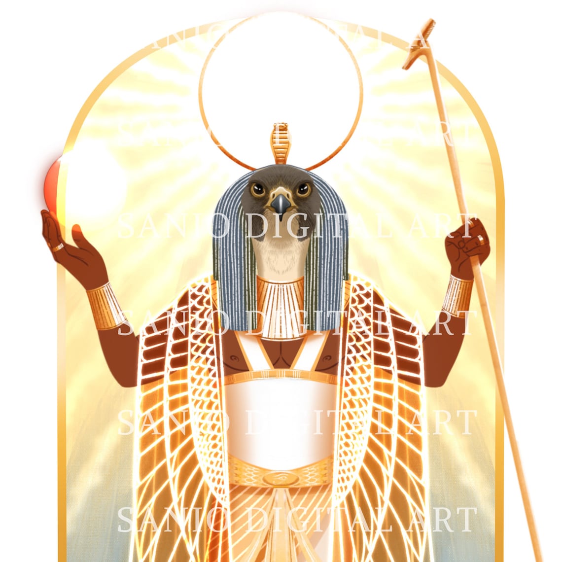 Ra | Art Print | Egyptian Gods | Mythology - Etsy