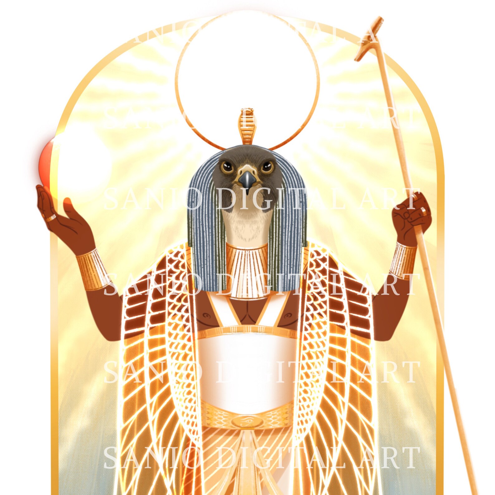 Ra | Art Print | Egyptian Gods | Mythology - Etsy