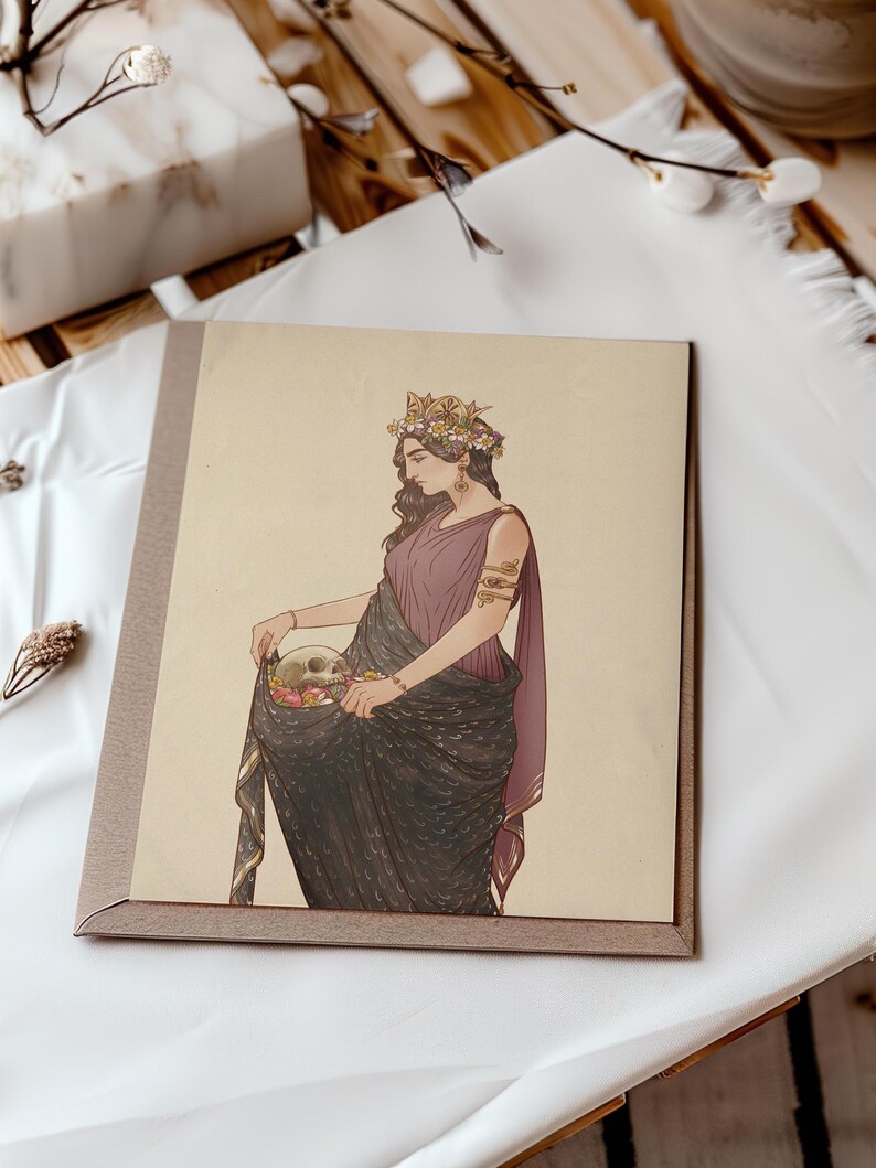 USA ONLY - Persephone Greek Goddess Poster – A4 Mythology Art Print - Etsy