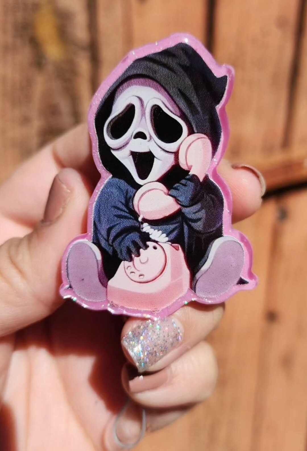 Baby Ghostface Badge Reels - Etsy