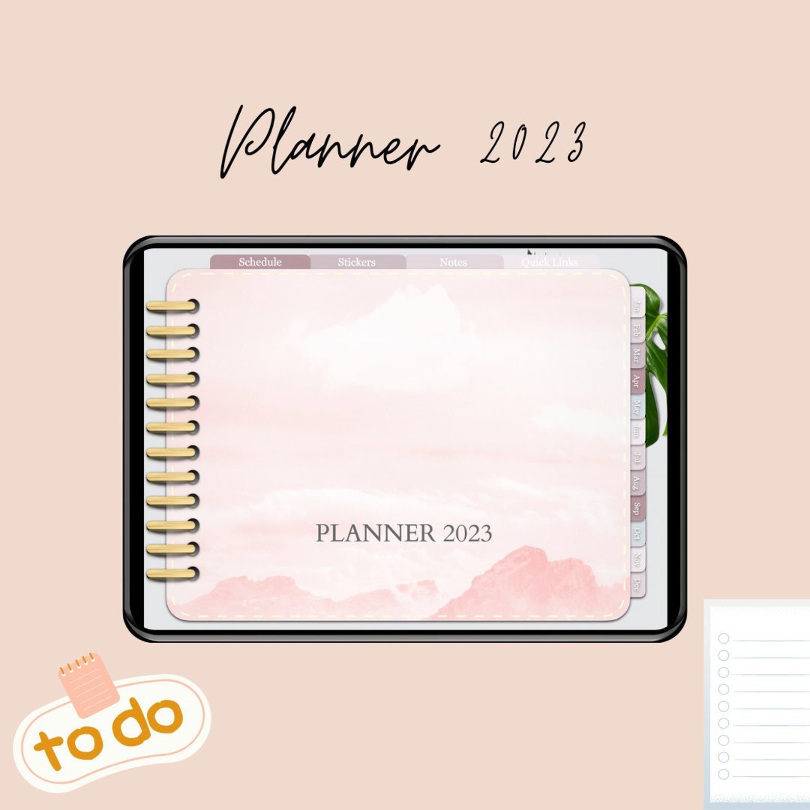 Digital Planner 2023 for Goodnotes iPad With Easy Links and Quick Links ...