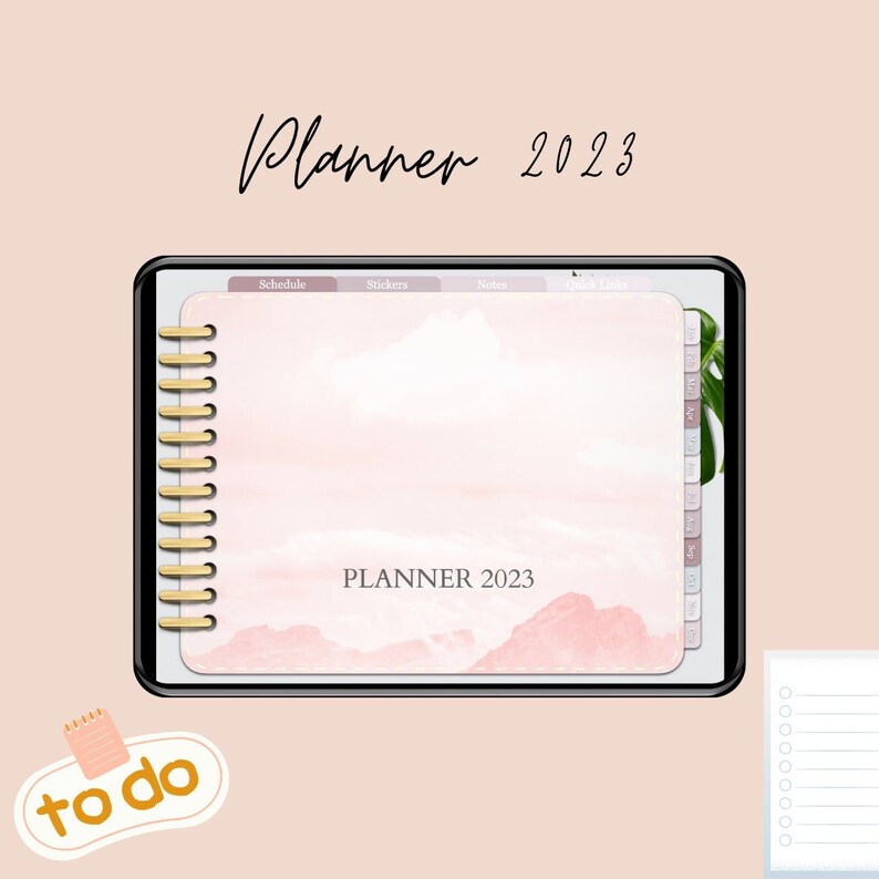 Digital Planner 2023 for Goodnotes iPad With Easy Links and Quick Links ...