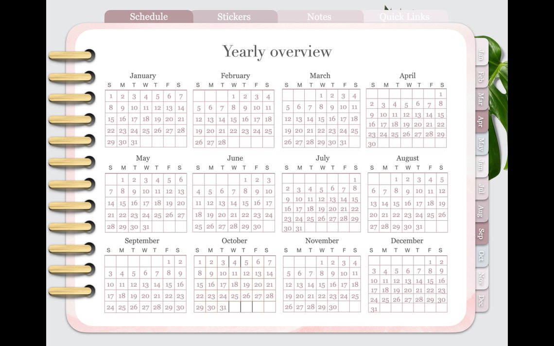 Digital Planner 2023 for Goodnotes iPad With Easy Links and Quick Links ...