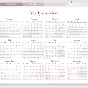 Digital Planner 2023 for Goodnotes iPad With Easy Links and Quick Links ...