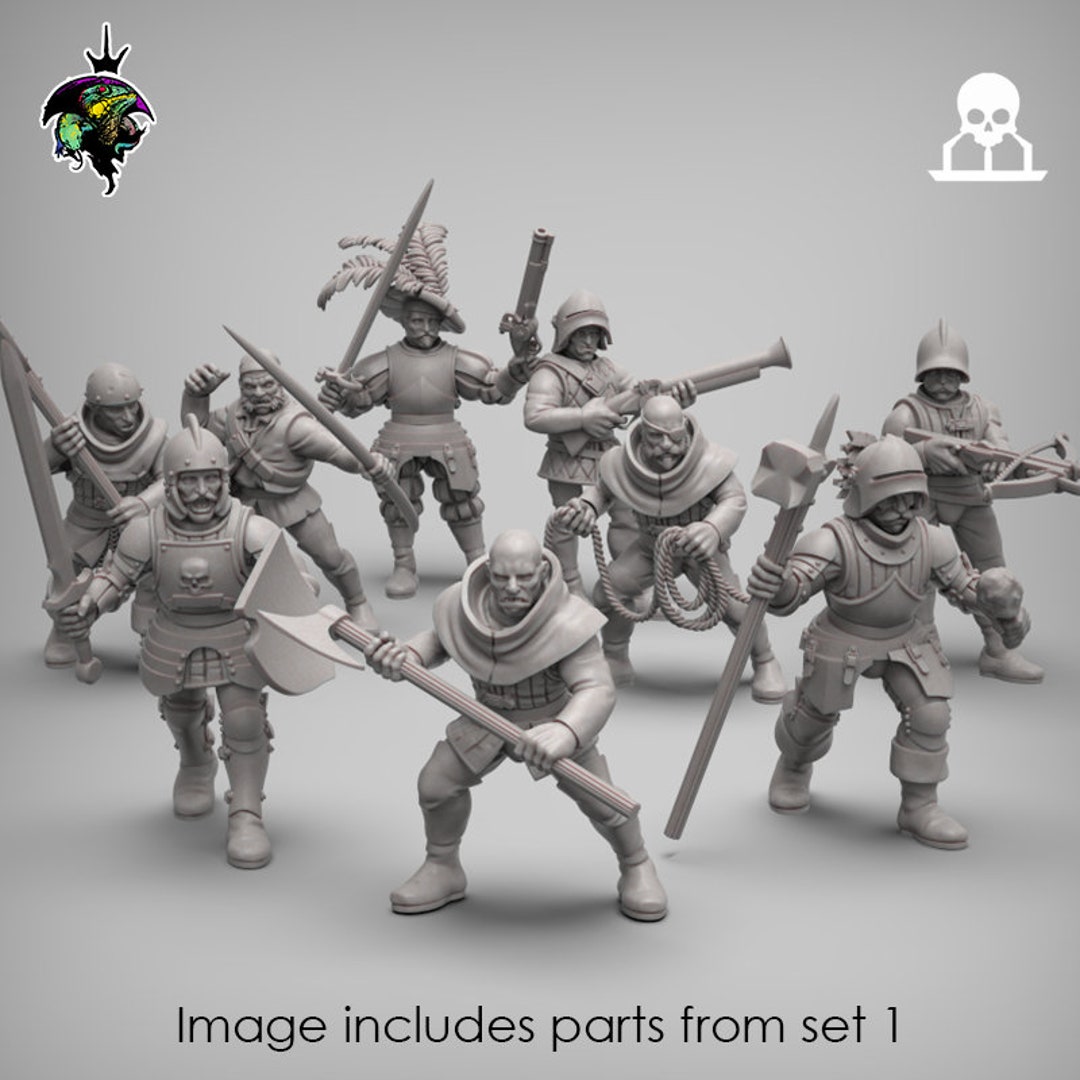 20 Fantasy Mercenaries and Militia Expansion Set - Etsy