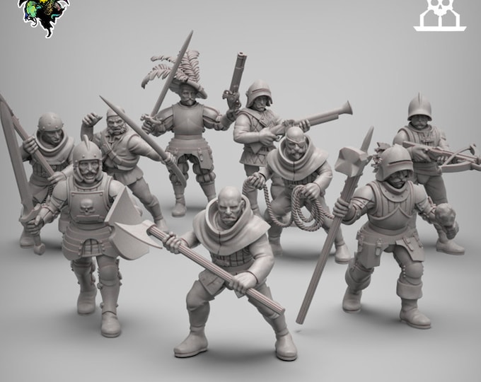20 Fantasy Mercenaries and Militia Expansion Set - Etsy