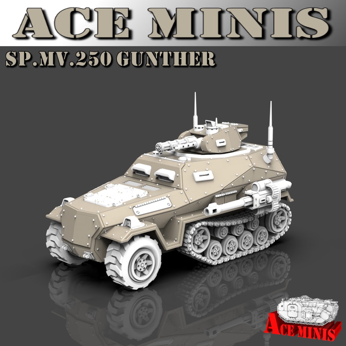 GUNTHER APC IFV Mrl Transport by Ace Minis - Etsy
