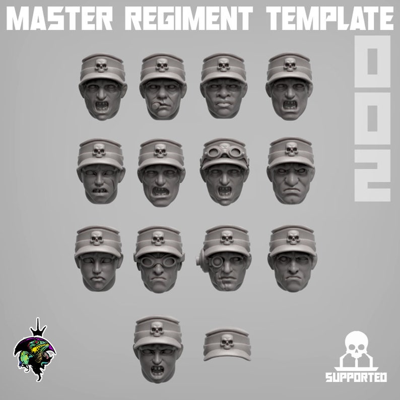 20 MRT Patrol Caps Heads - Etsy