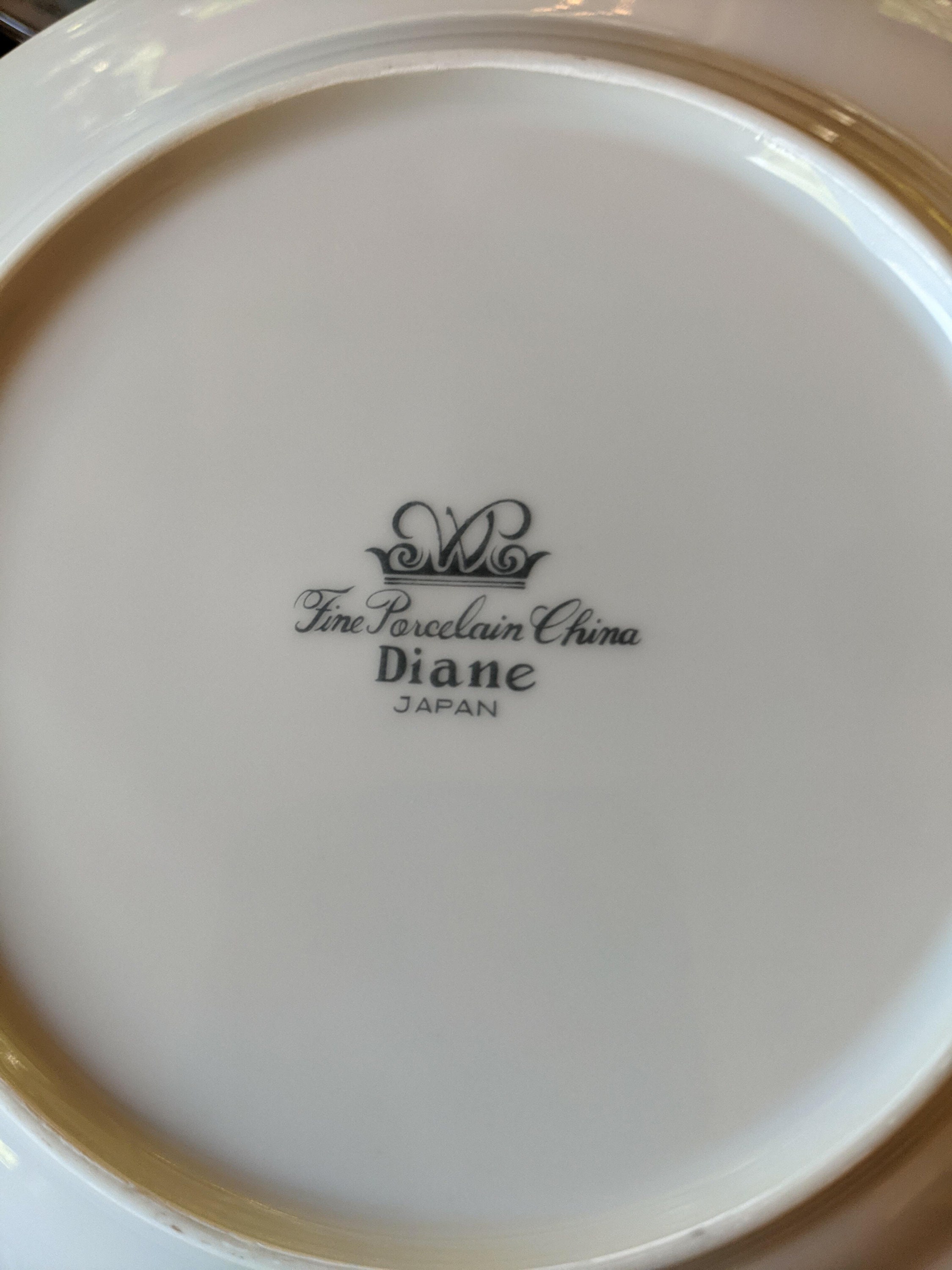 Diane Fine Porcelain China Full Set of 12 Places, 104 Pieces - Etsy
