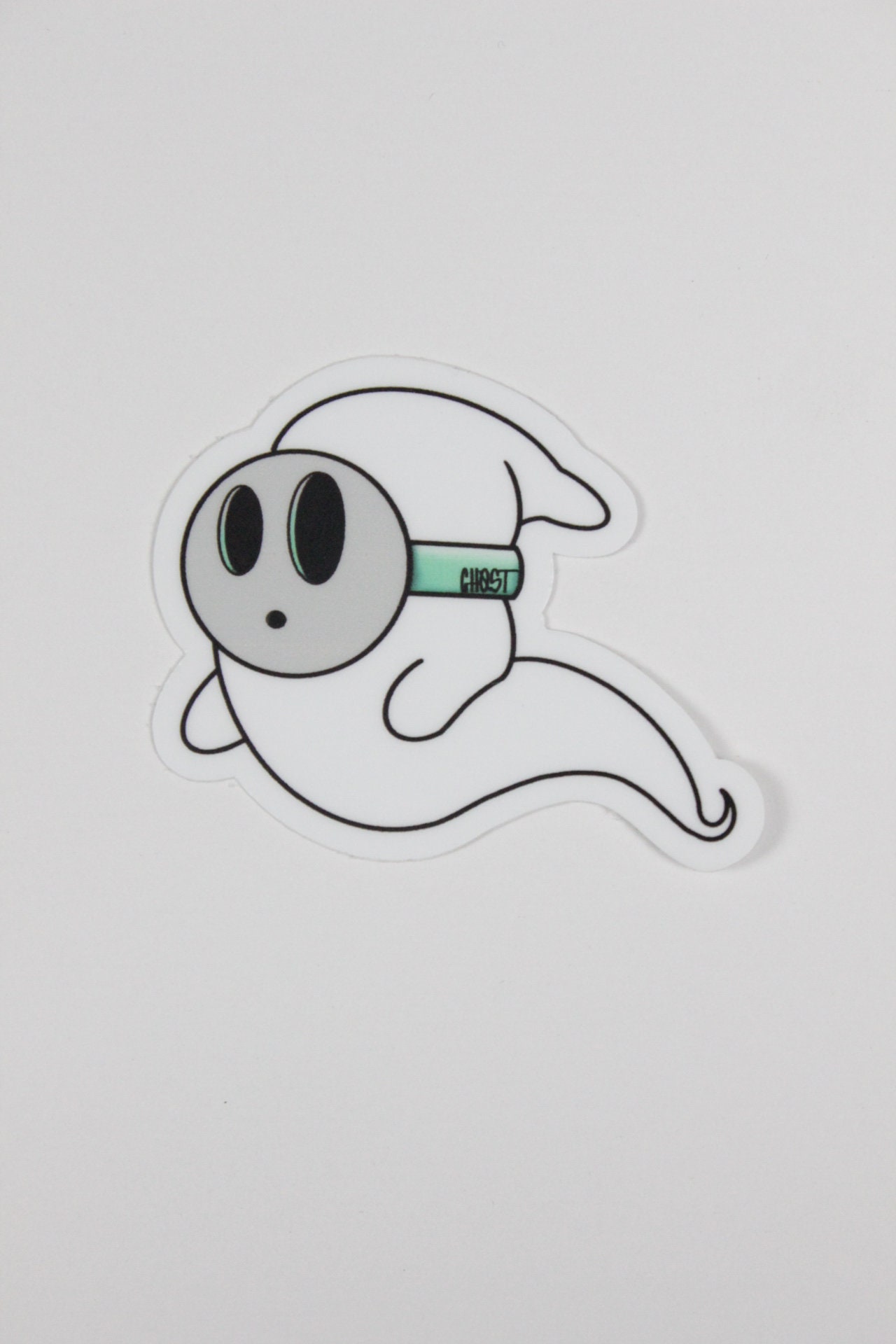Paper Paper & Party Supplies Ghost Shy Guy Vinyl Sticker etna.com.pe