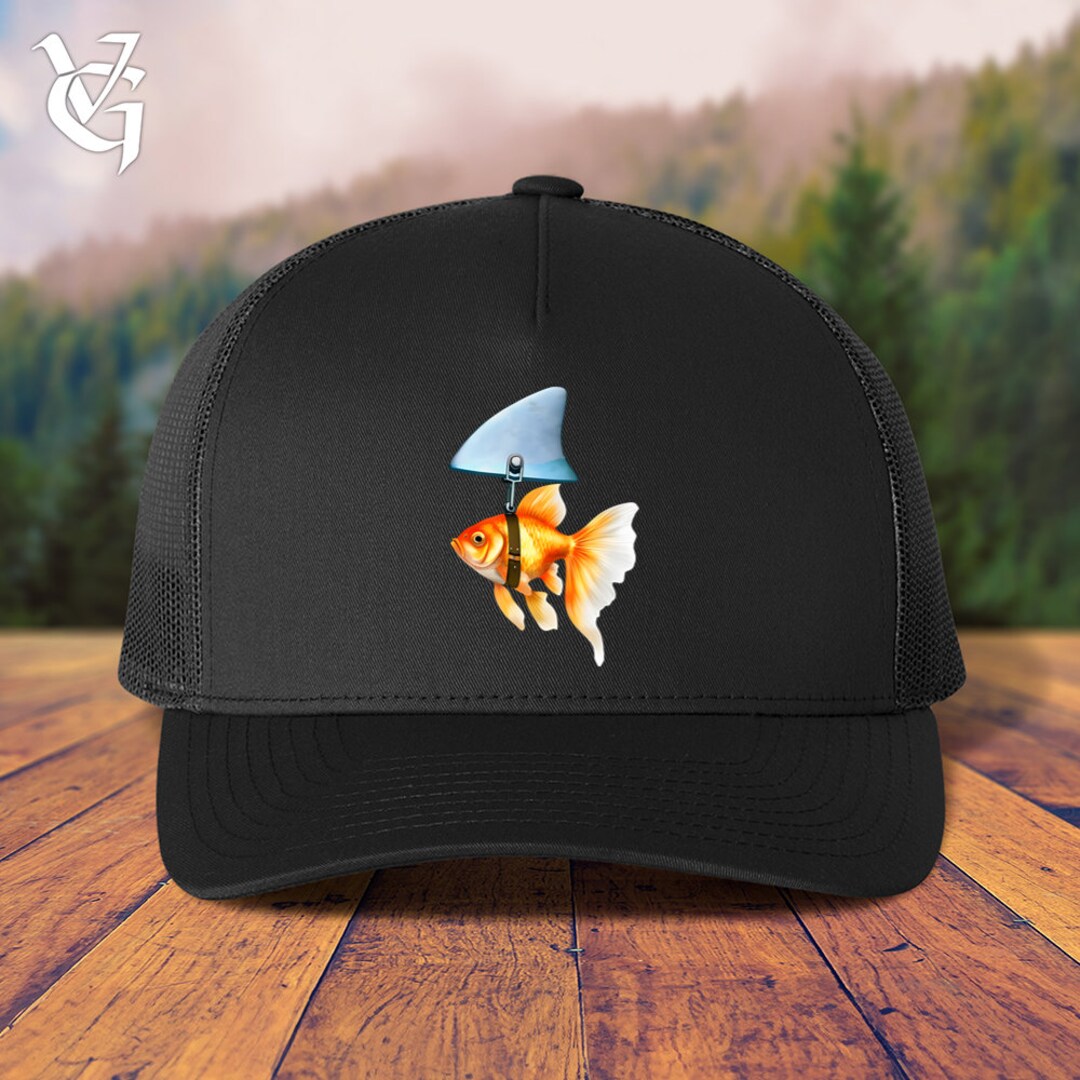 Goldfish Shark Fin Trucker Cap - Etsy