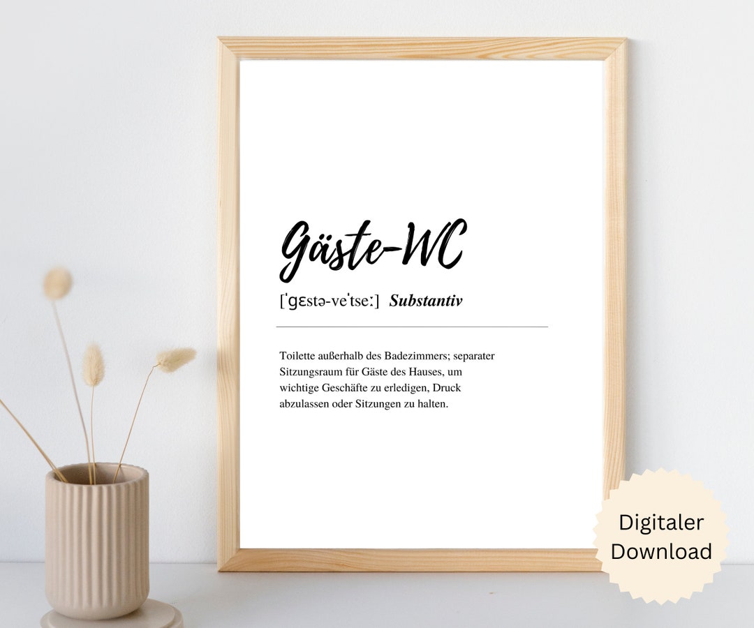 Guest Toilet Definition Bathroom Posters Picture Bath Toilet Funny ...