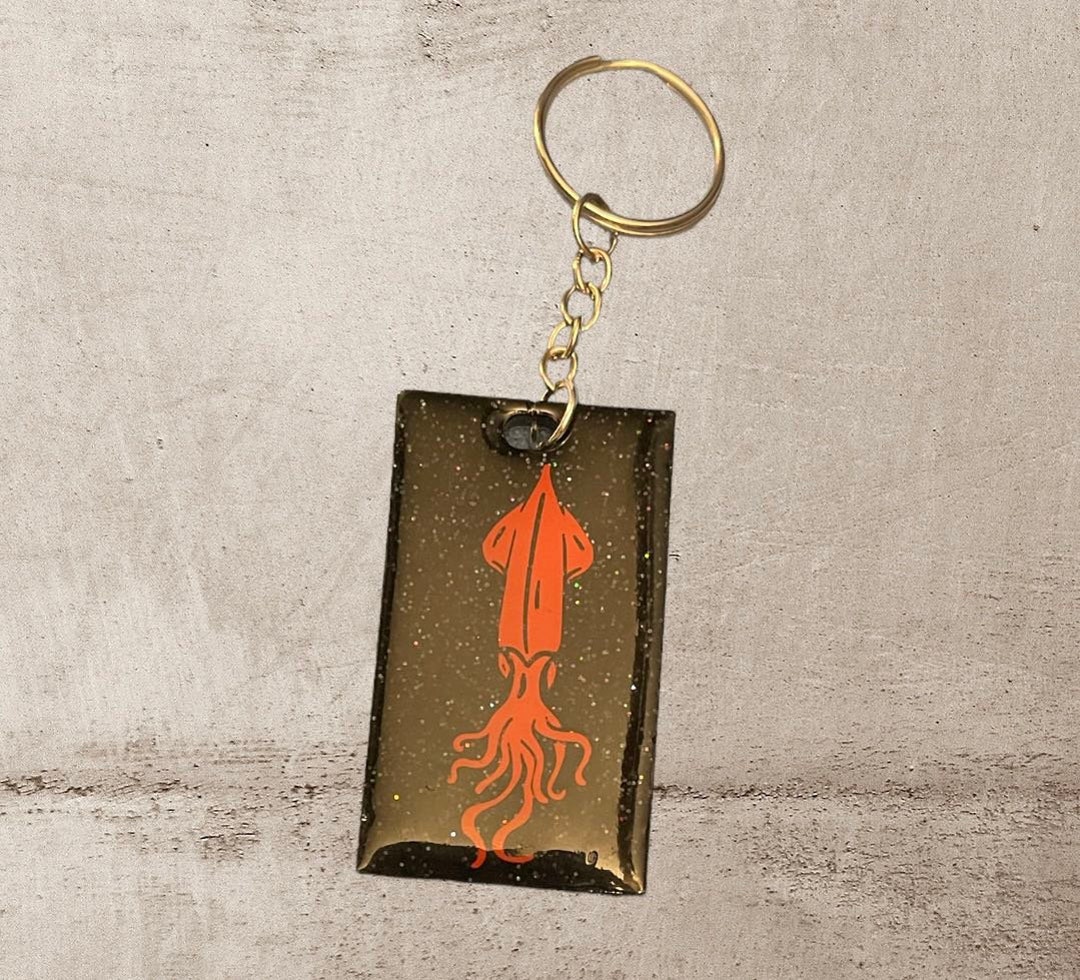 Squid Emoji Keychain, Kings of Quarantine Keychain, Brutal Boys of ...