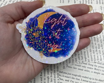 Light It up Sticker, Crescent City Sticker, Bryce and Danika Sticker ...