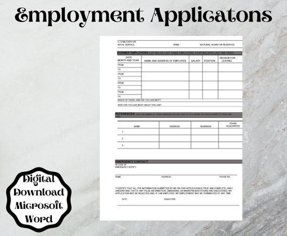 Microsoft Employment Application Templates Free Templates For Social