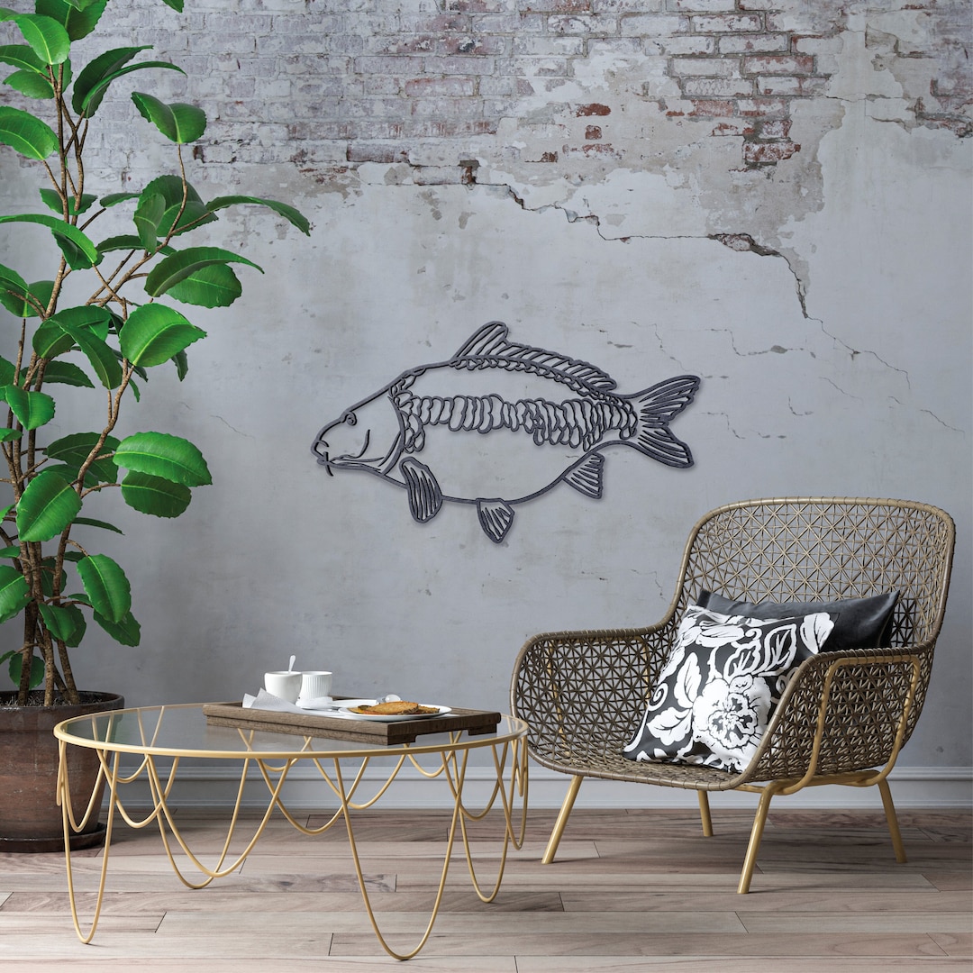 Carp XL 50cm Long Wall Decoration Fish Carp Carp Fishing Fisherman Carp ...