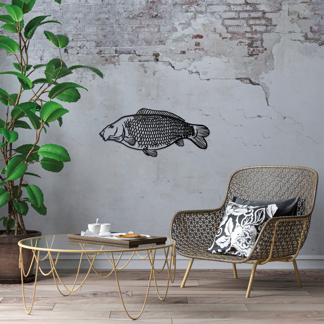 Scale Carp XL 50cm Long Wall Decoration Fishing Carp Carp Fishing ...