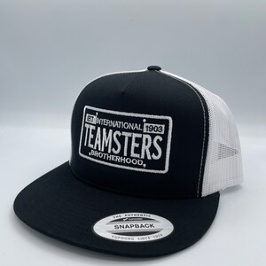 Teamsters Embroidered Trucker Hat. - Etsy