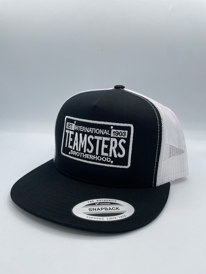 Teamsters Embroidered Trucker Hat. - Etsy