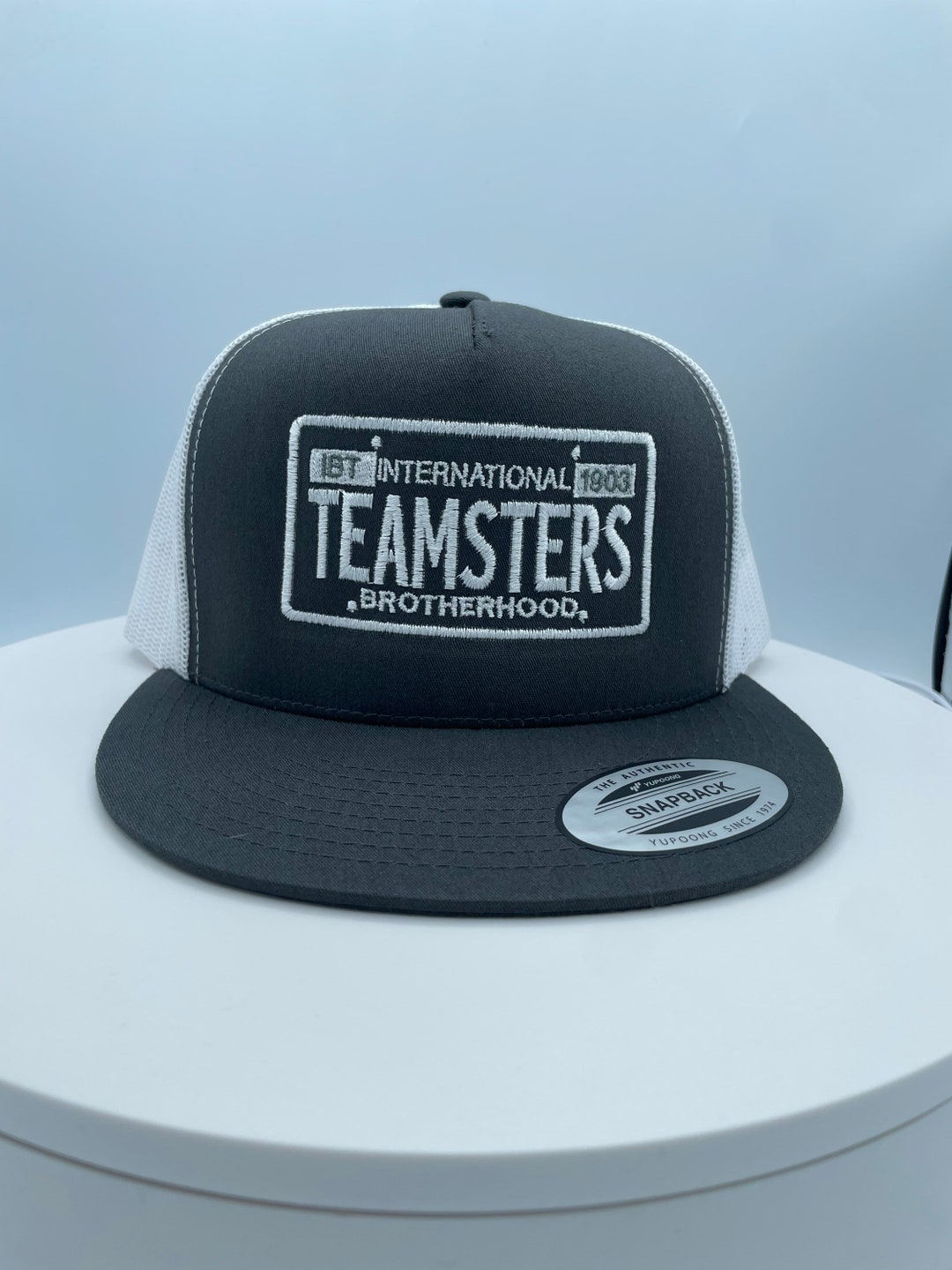Teamsters Union License Plate Embroidered Hat. - Etsy