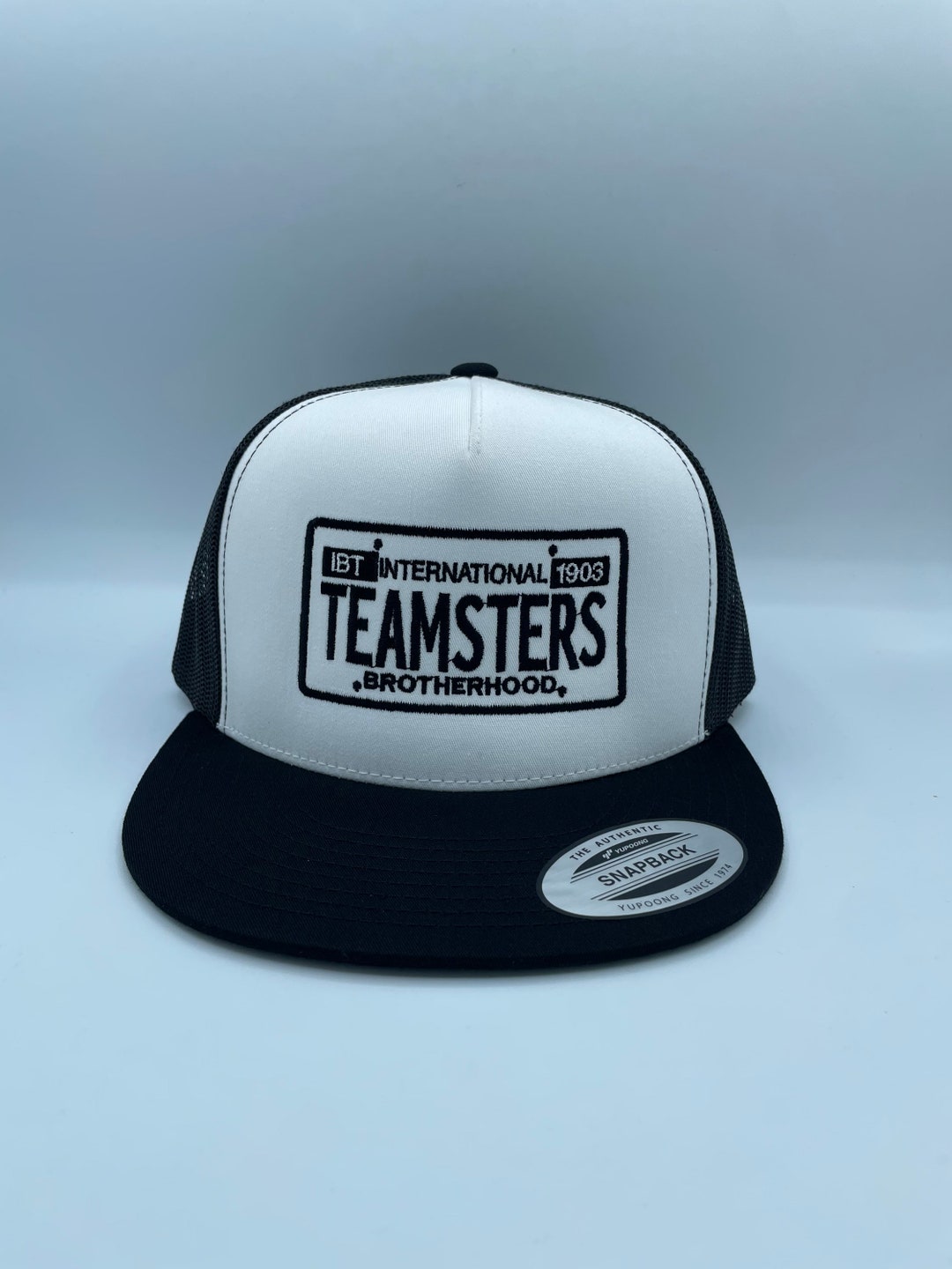 Teamsters License Plate Embroidered Trucker Hat. - Etsy