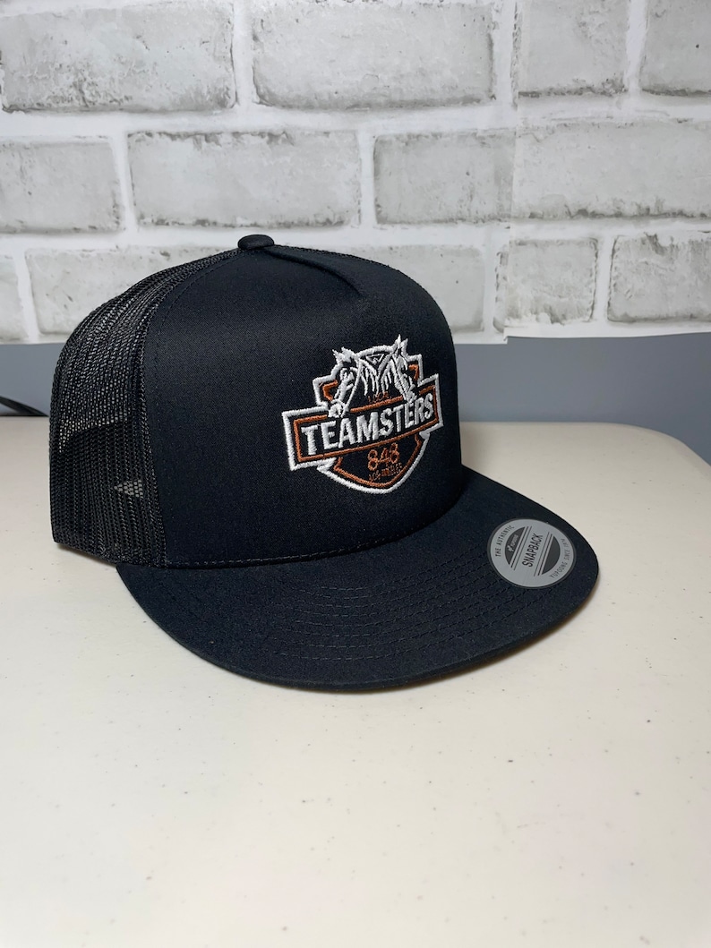 Teamsters Embroidered Trucker Hat. - Etsy