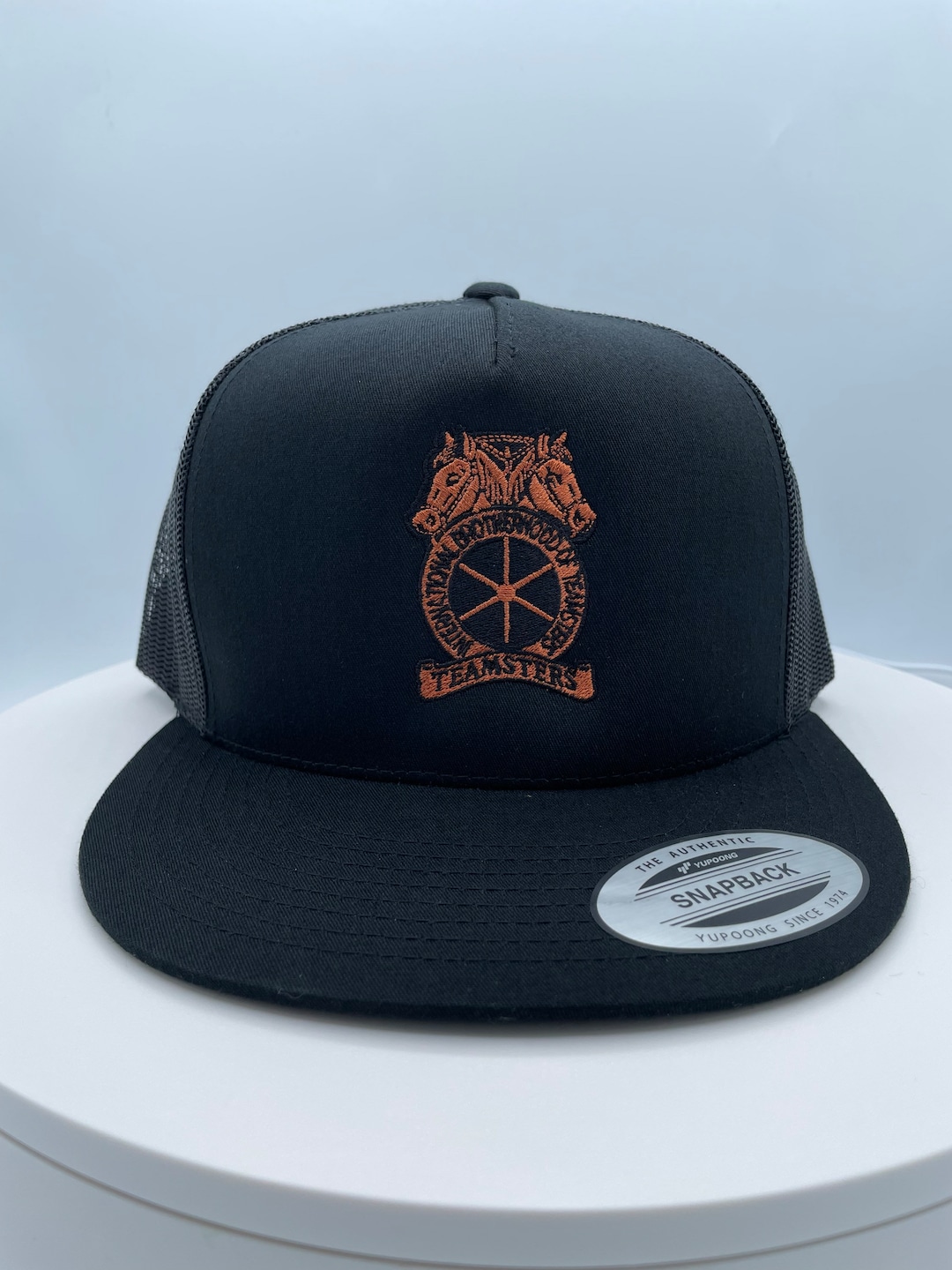 Teamster Union Embroidered Trucker Hat. - Etsy