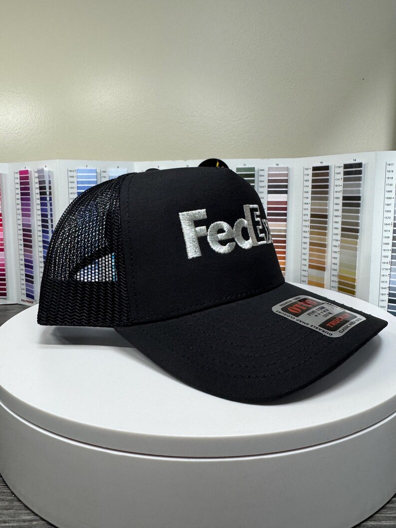 Fedex Embroidered Trucker Hat - Etsy