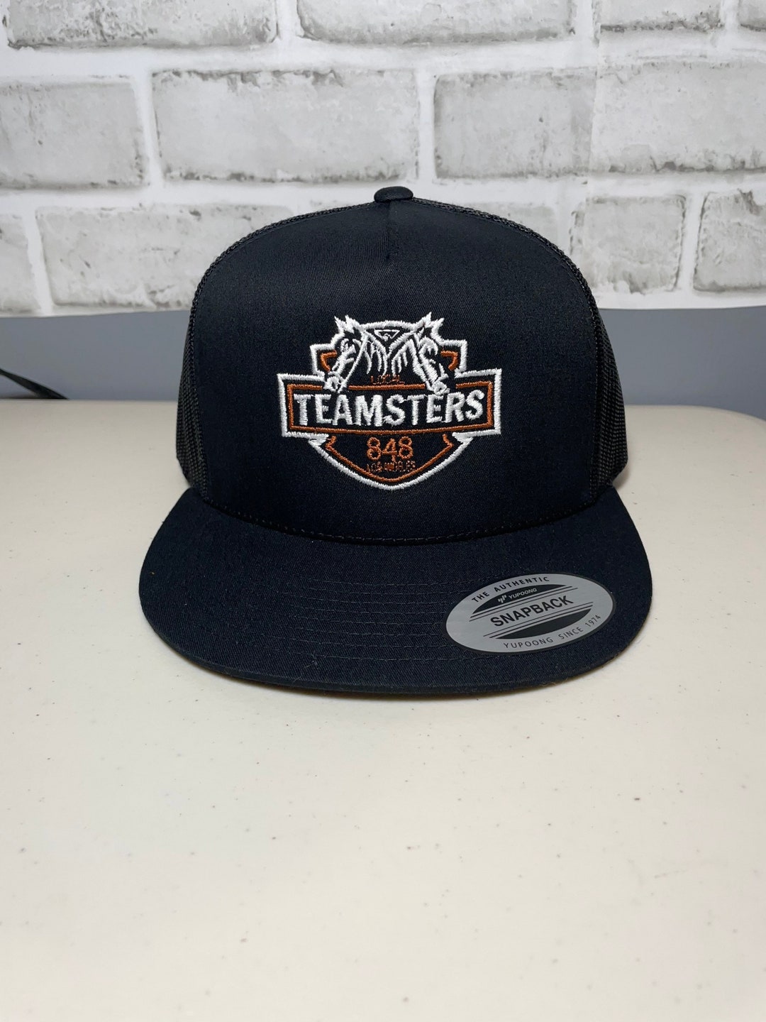 Teamsters Embroidered Trucker Hat. - Etsy
