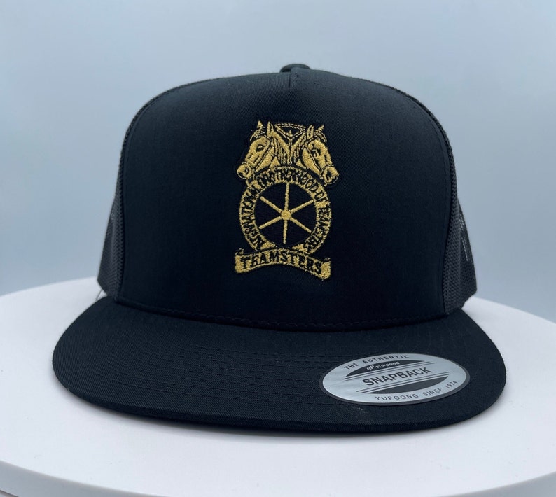 Teamster Union Embroidered Trucker Hat. - Etsy