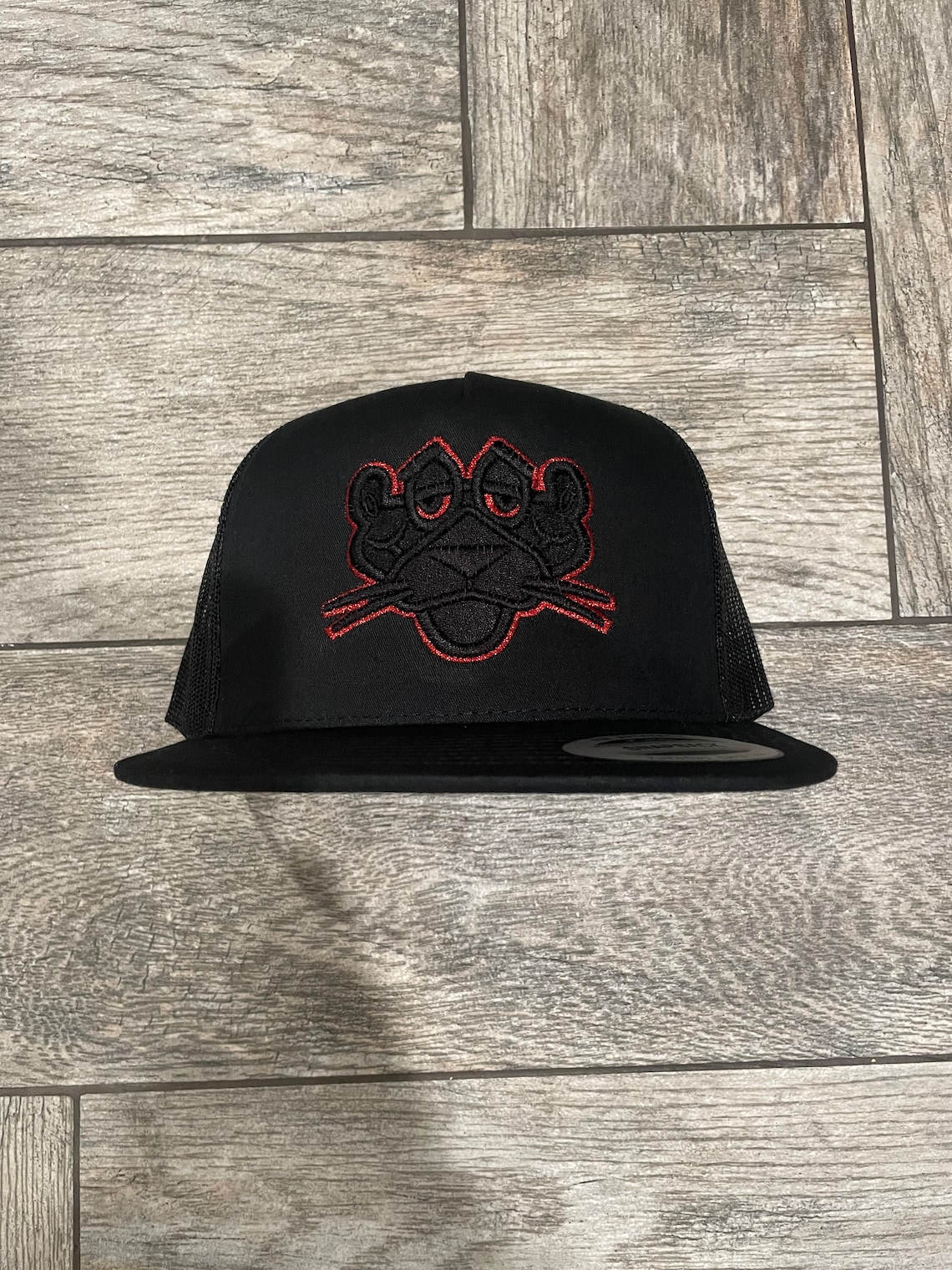 Panther Embroidery 3D Puff Embroidery Hat. - Etsy